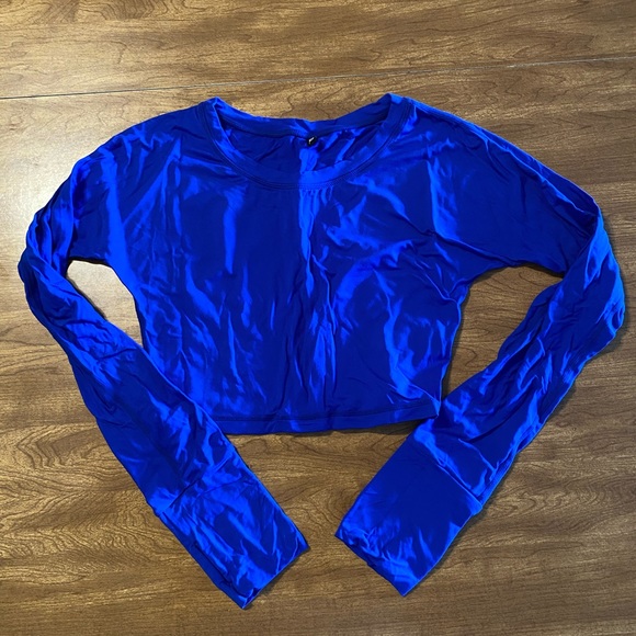 P'tula | Tops | Ptula Nora Lush Crop Sapphire | Poshmark